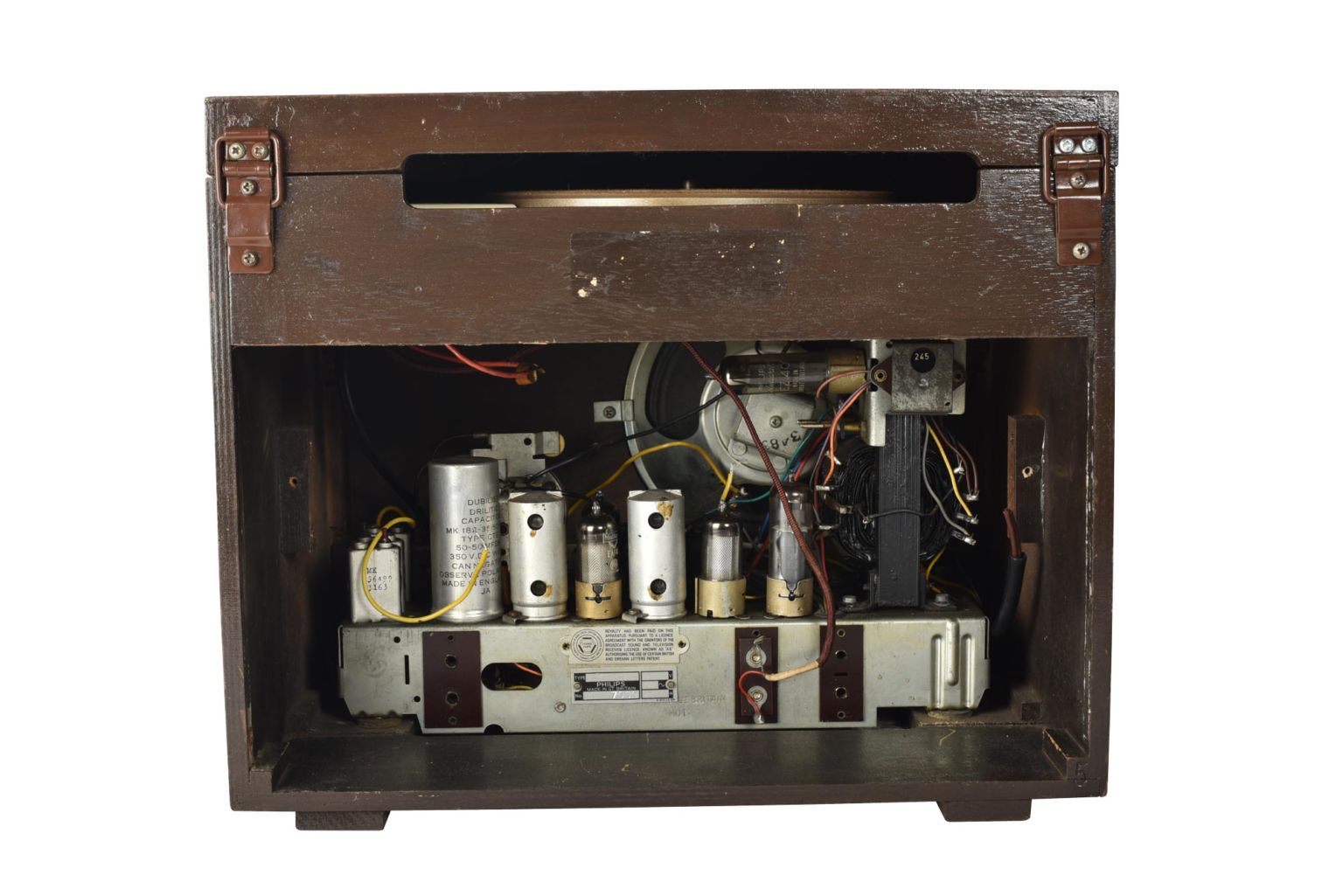 Philips 522A-15 valve radiogram - Snellings Museum