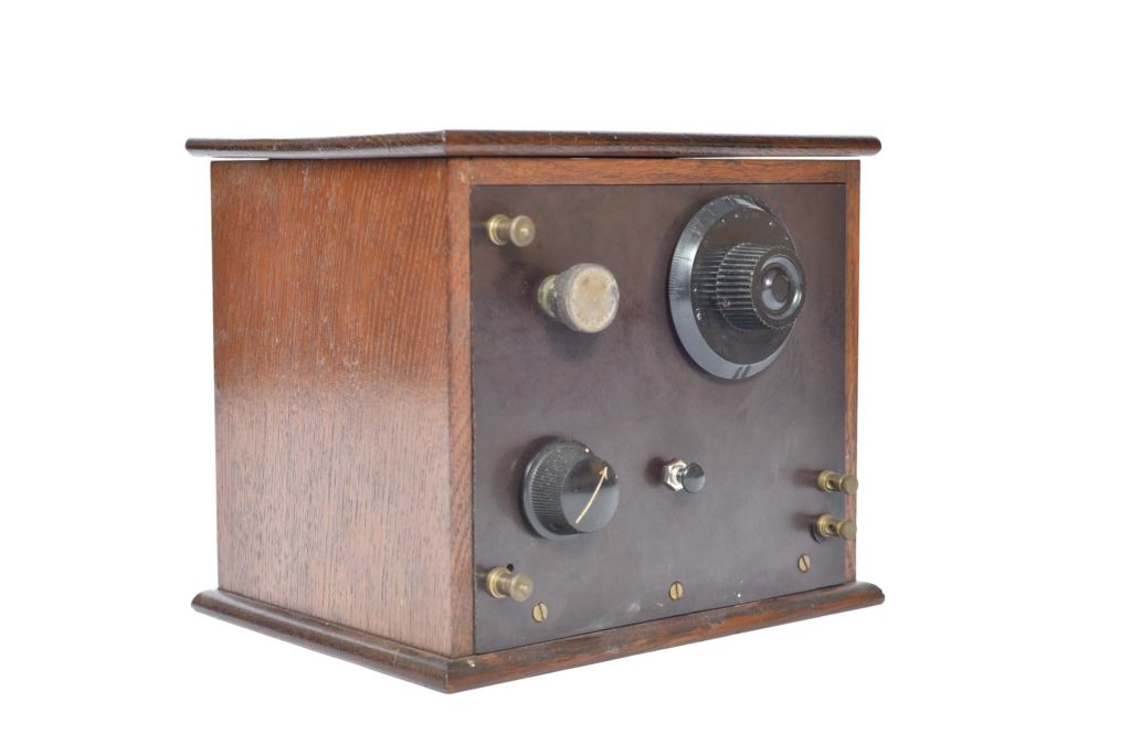 Homebuilt valve radio - Snellings Museum