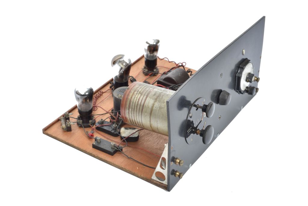 Home Built valve radio receiver - Snellings Museum
