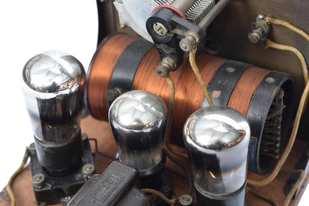 Home Built valve radio receiver - Snellings Museum