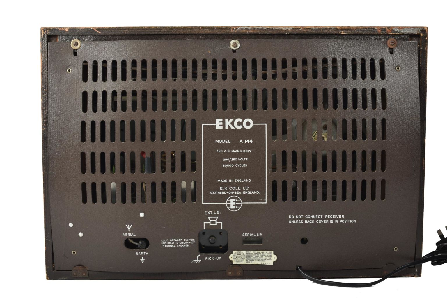 Ekco A144 - Snellings Museum