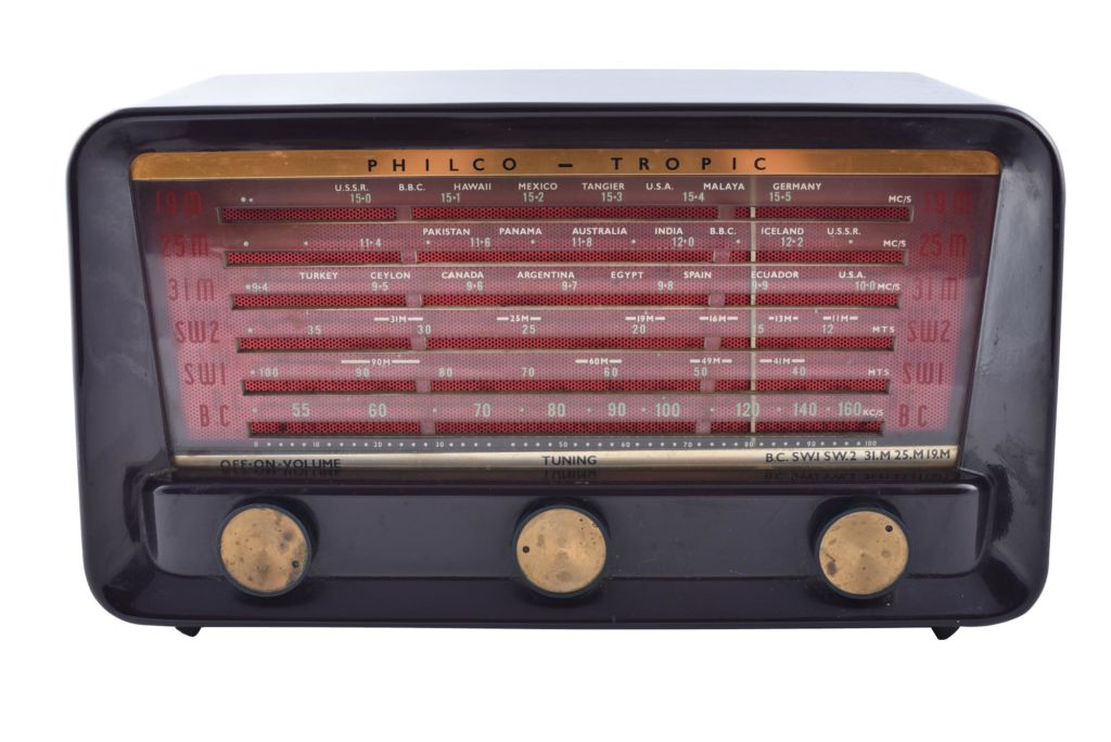 Philco valve radio - Snellings Museum