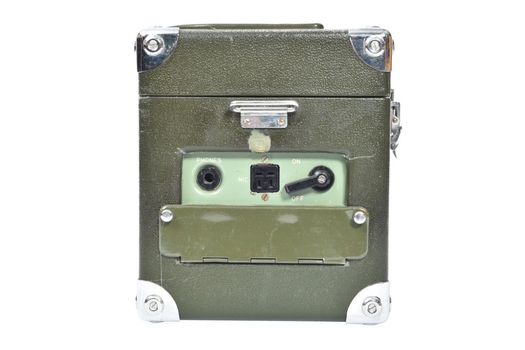 EMI Model L2A portable valve reel to reel tape recorder - Snellings Museum