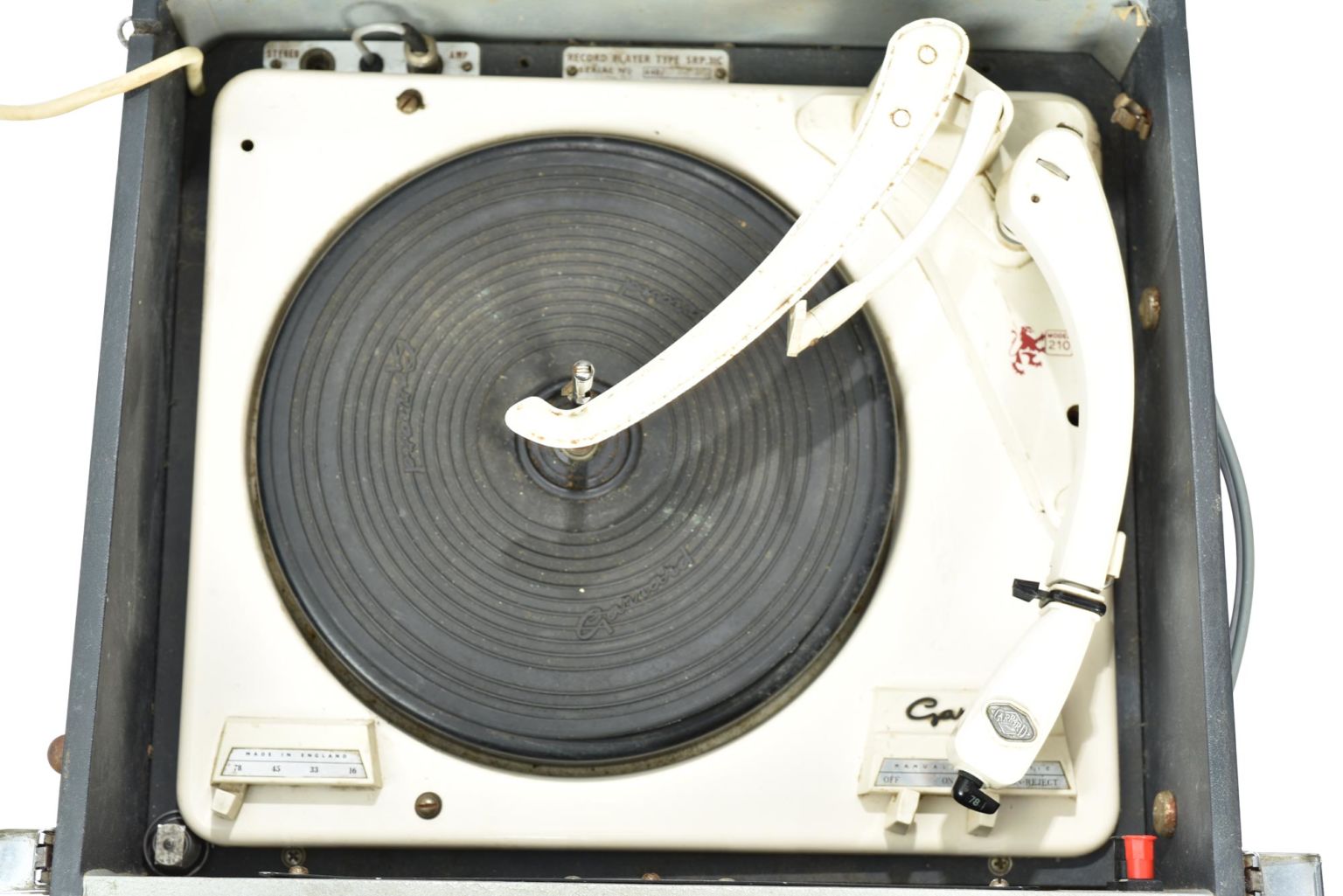 Bush SRP 31C record player with Garrard 210 deck - Snellings Museum