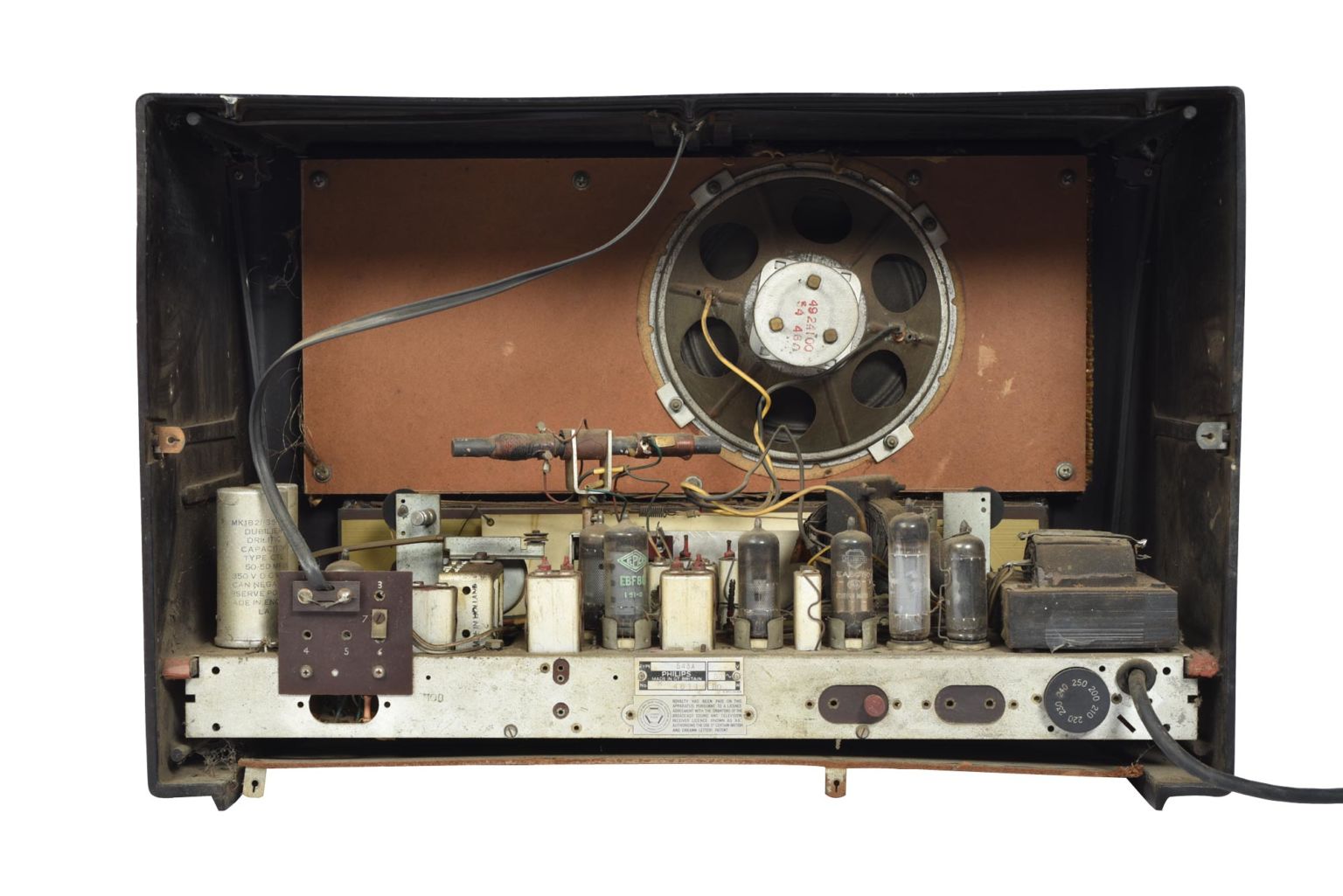 Philips 543A valve table radio - Snellings Museum