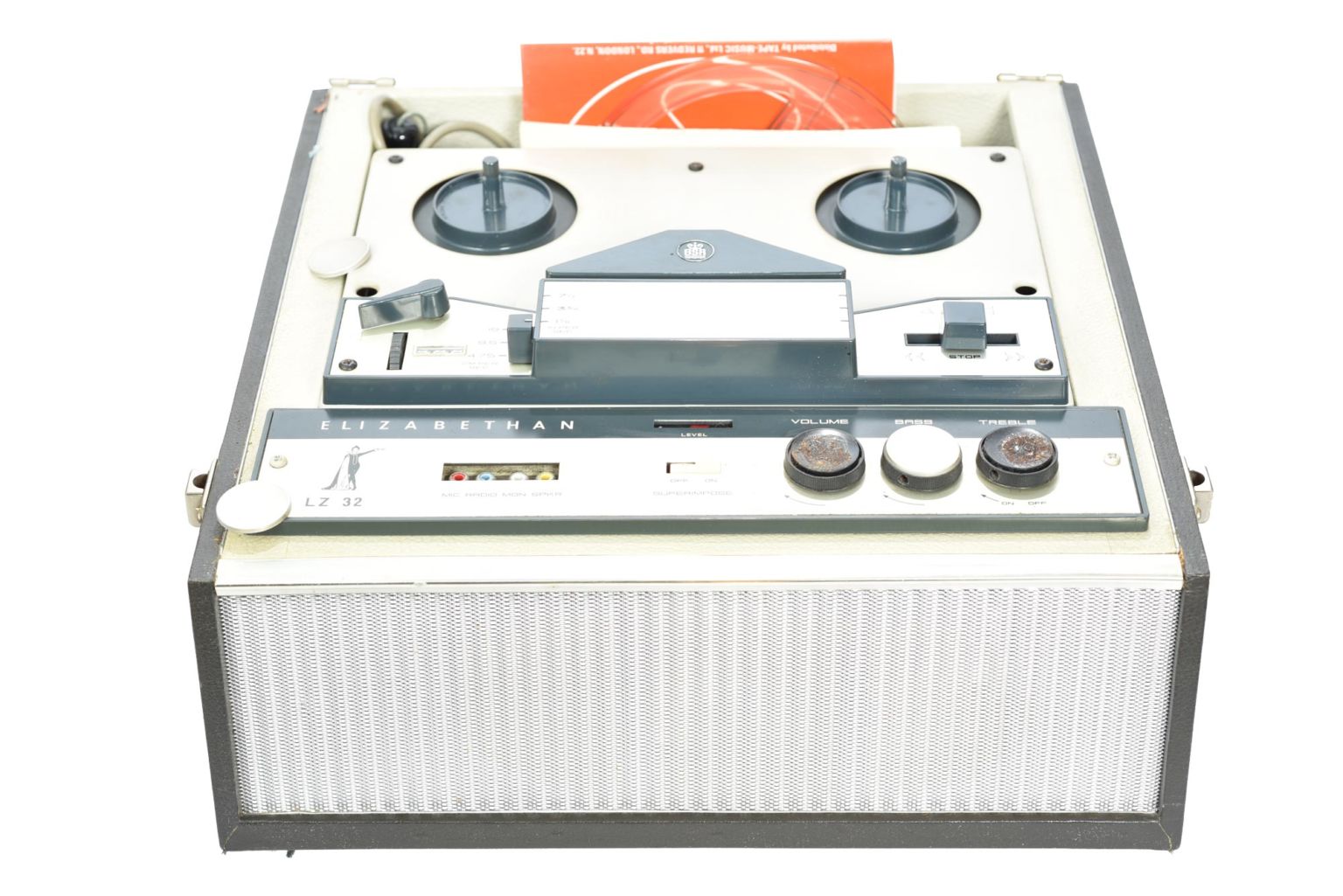 Elizabethan LZ32 reel to reel tape recorder - Snellings Museum