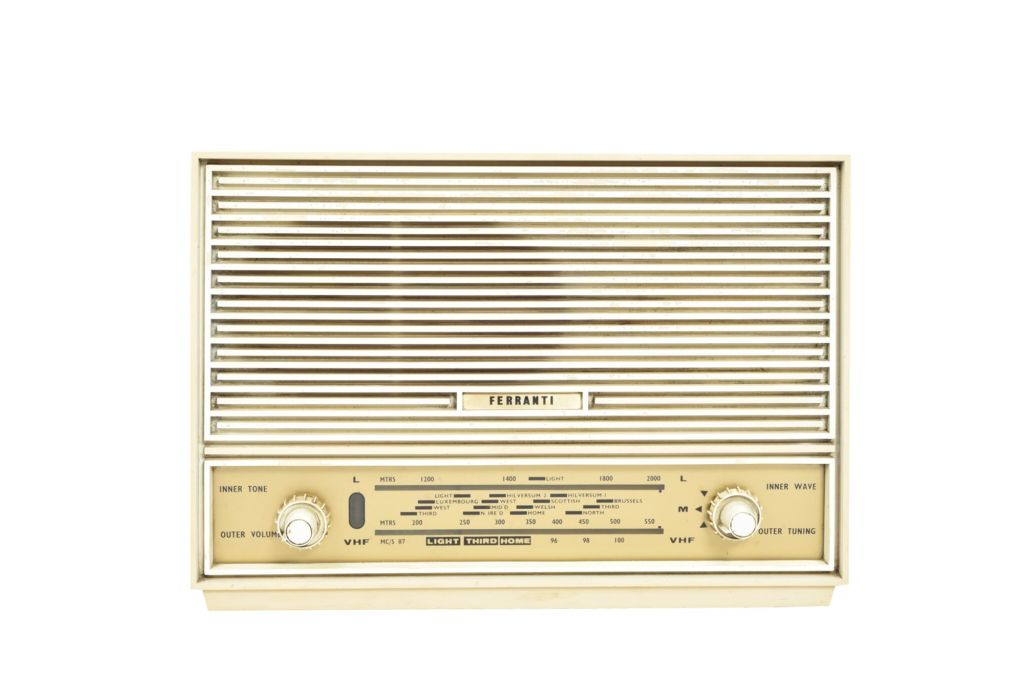 Ferranti U1032 valve radio - Snellings Museum