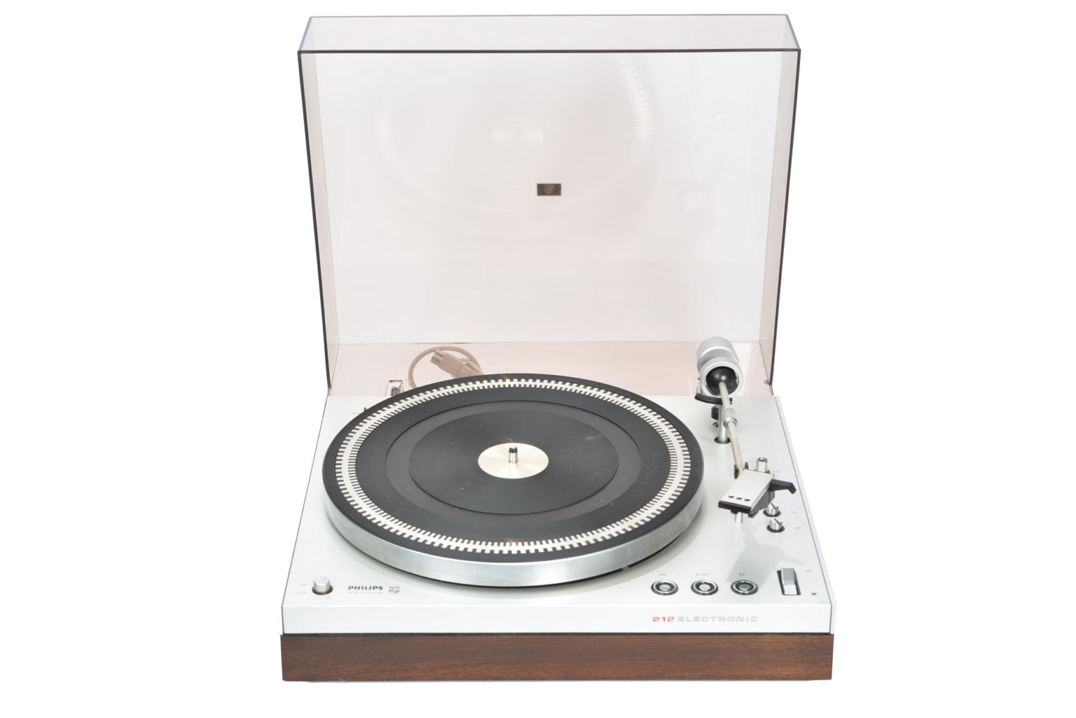 Philips 212 Electronic transistor record player - Snellings Museum