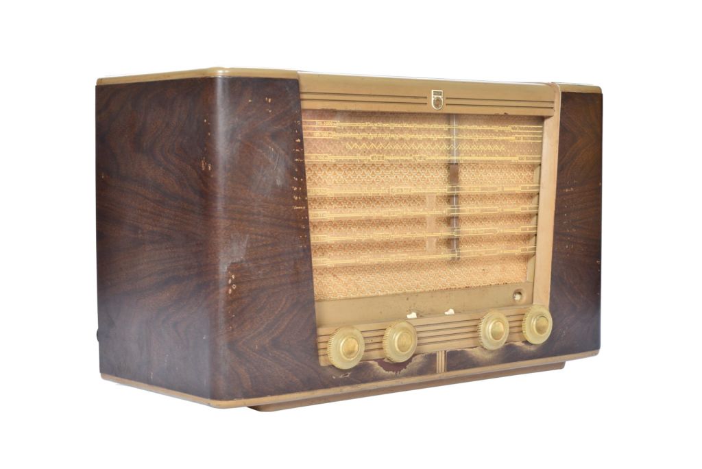 Philips 543A valve table radio - Snellings Museum