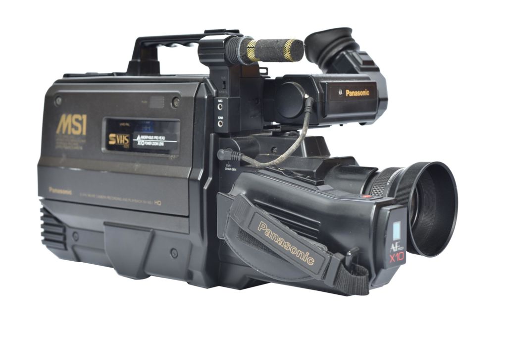 Panasonic S-VHS video camera NV-MS1B - Snellings Museum