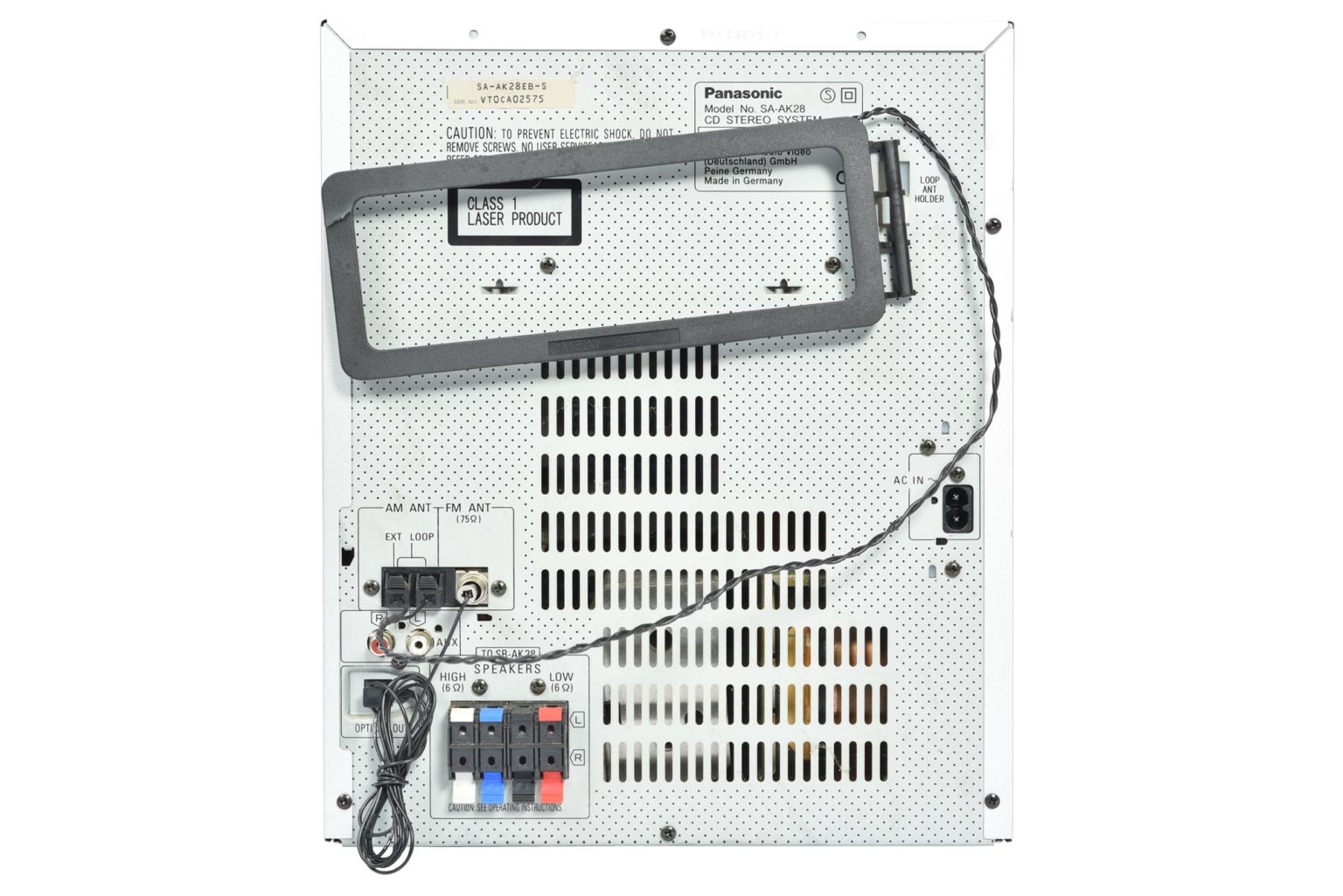 Panasonic Model SB-AK28 - Snellings Museum