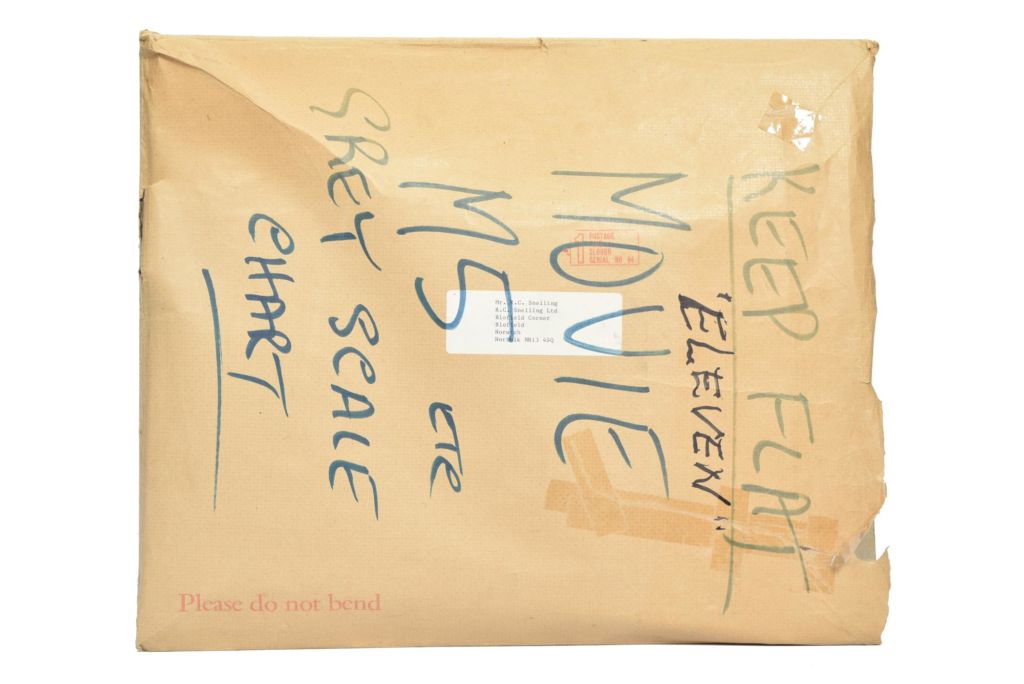 Nine different television test cards - Snellings Museum