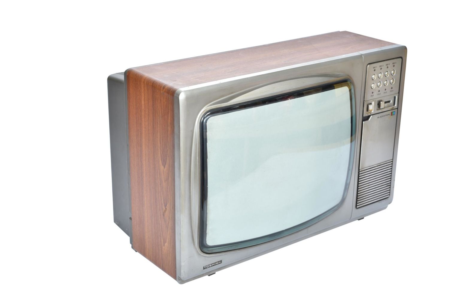 Toshiba Black Stripe Model No C-1810B - Snellings Museum